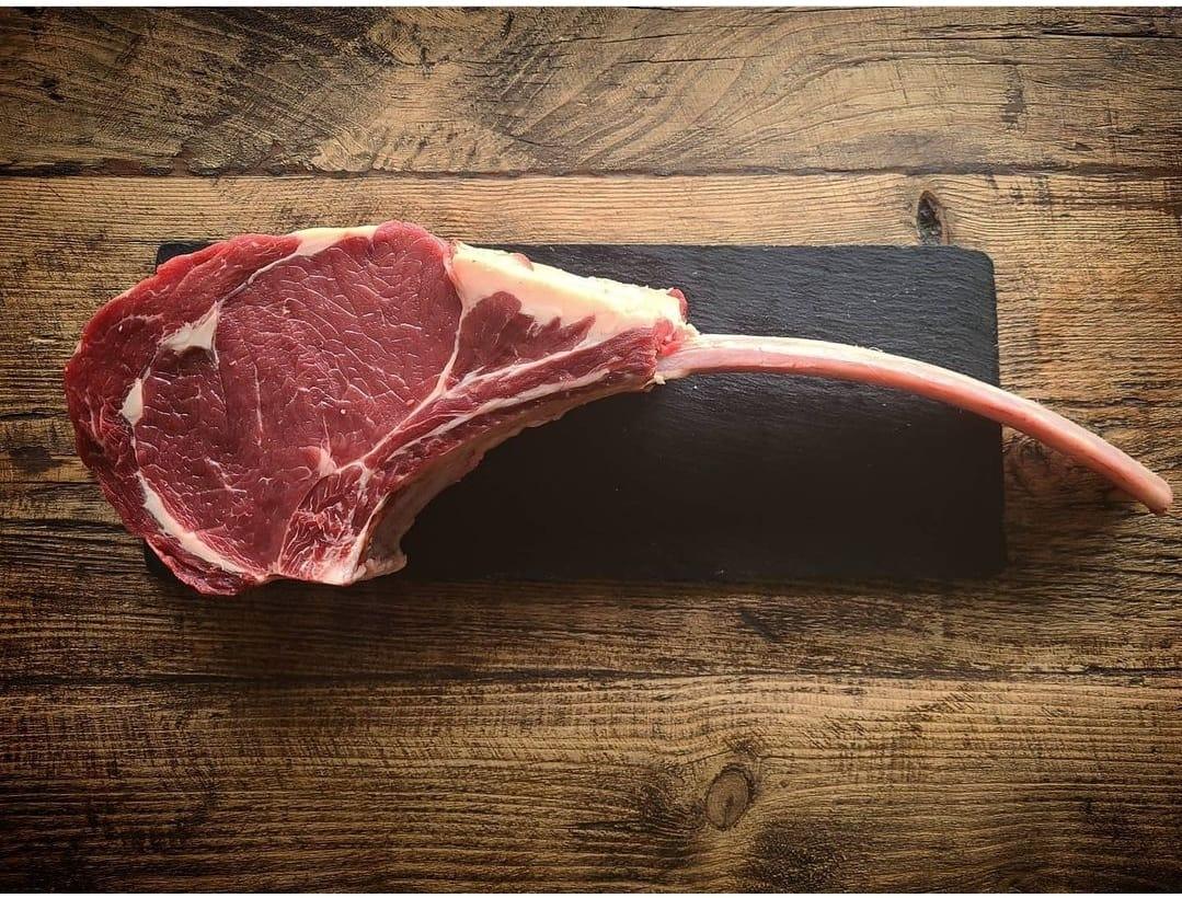 Day Aged Beef Tomahawk Steak exclusive at Yorkshire Craft Butchery