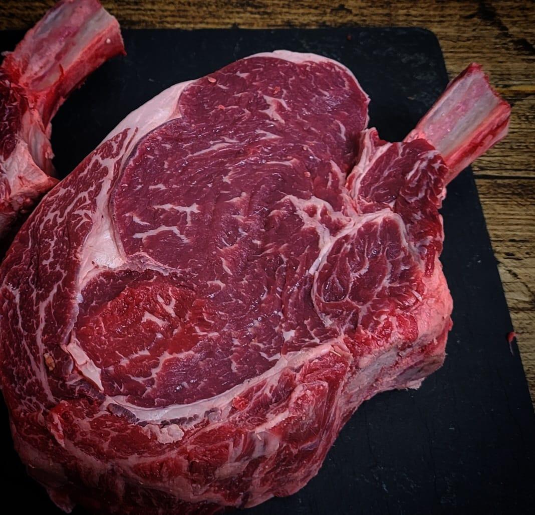 Dry Aged Cowboy Steak exclusive at Yorkshire Craft Butchery